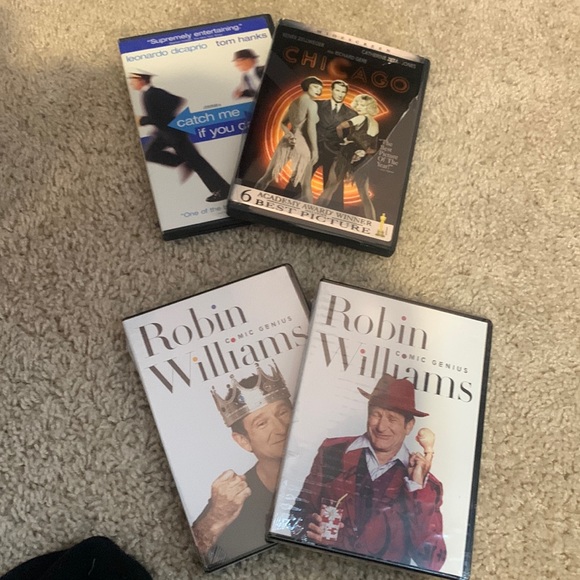 Media | 3 Dvds Robin Williams X2 Catch Me If You Can | Poshmark